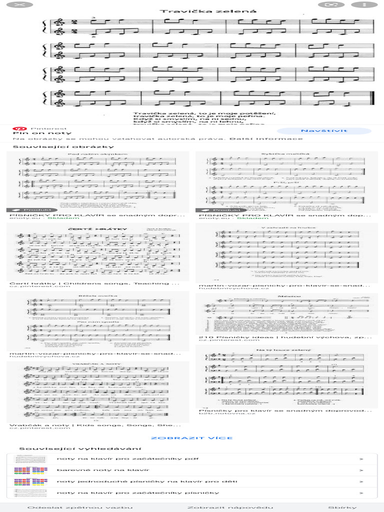 Noty Na Klavír - Vyhledávání Google | PDF