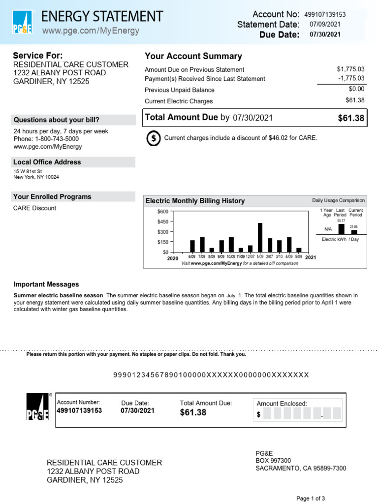 Utility Bill | PDF