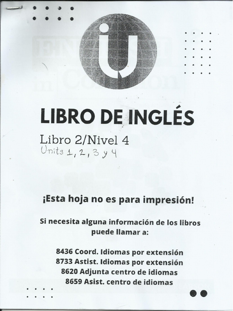 English Book Level 4 | PDF