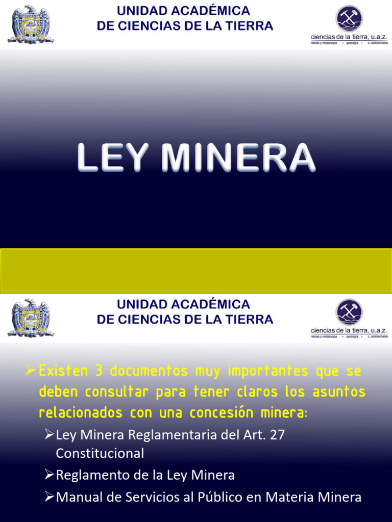 Ley Min Mex-LM1 | PDF