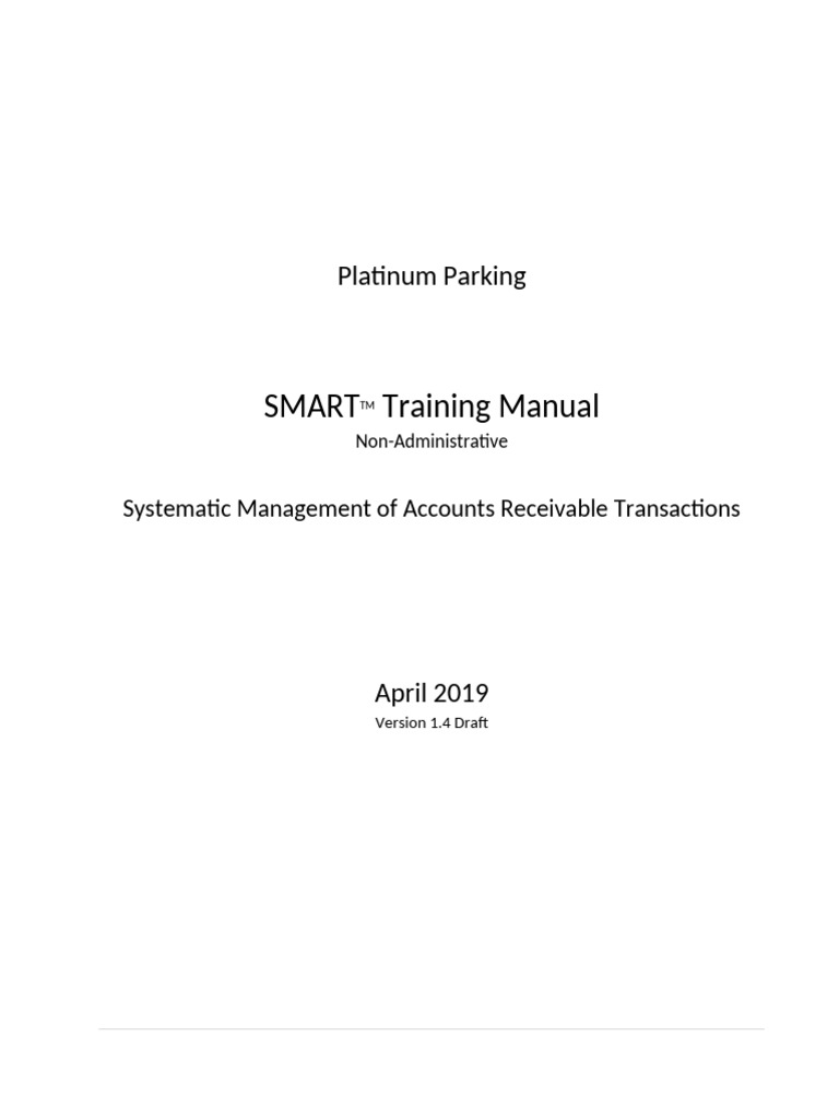 SMART APP, TRAINING MANUAL | PDF