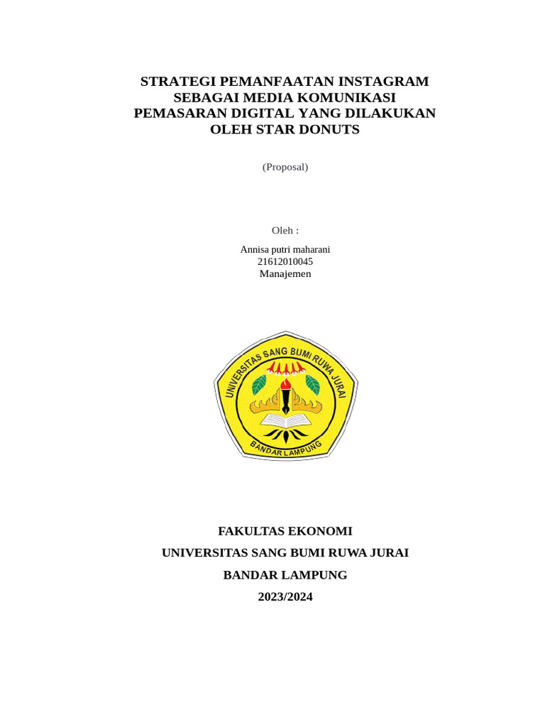 Proposal Penelitian, Nisa | PDF