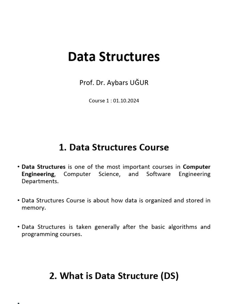 Data Structures 4 | PDF