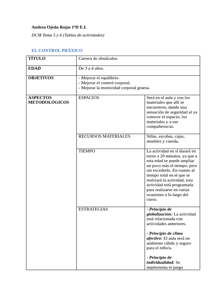 DCM Actividades Tema 5 y 6 | PDF