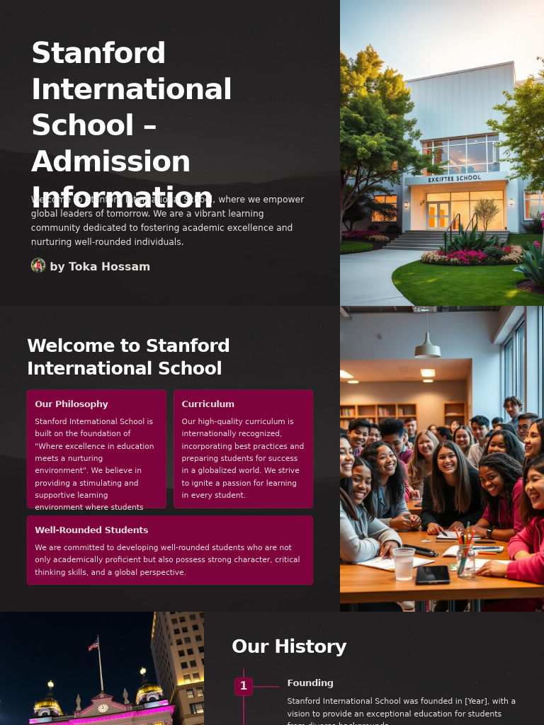 Stanford-International-School-Admission-Information | PDF