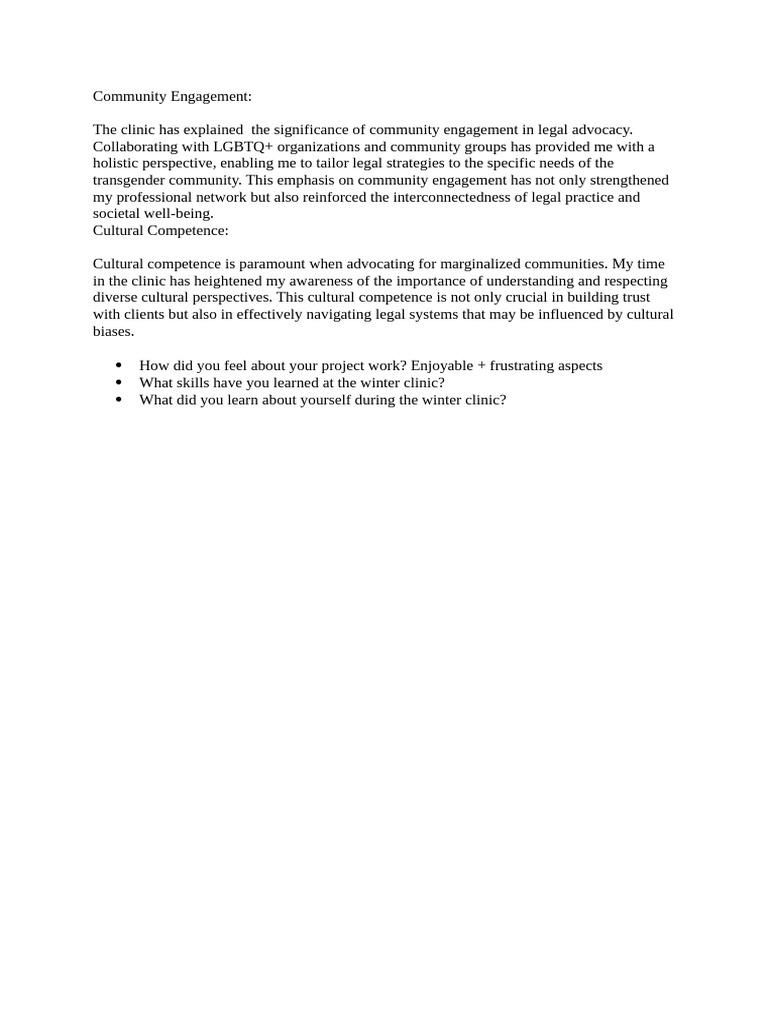 Community Engagement | PDF