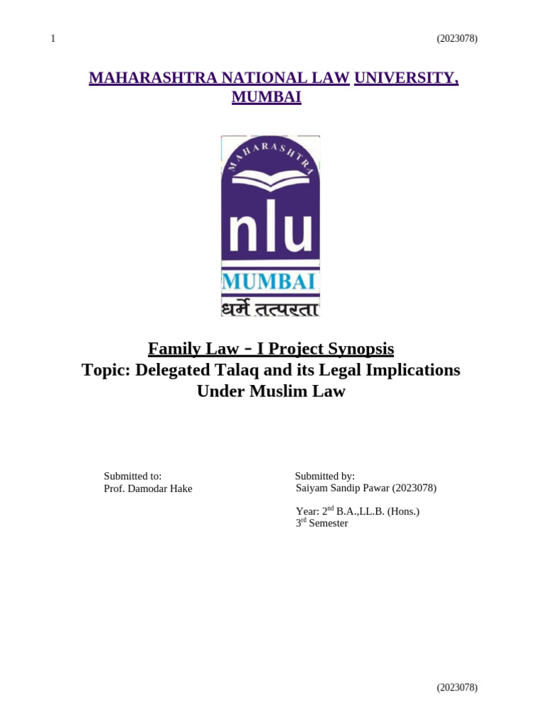 fam law final draft | PDF