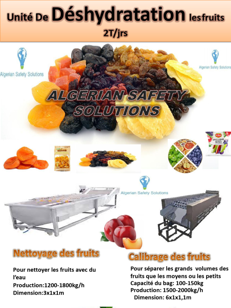 Fiche Technique Deshydratation | PDF