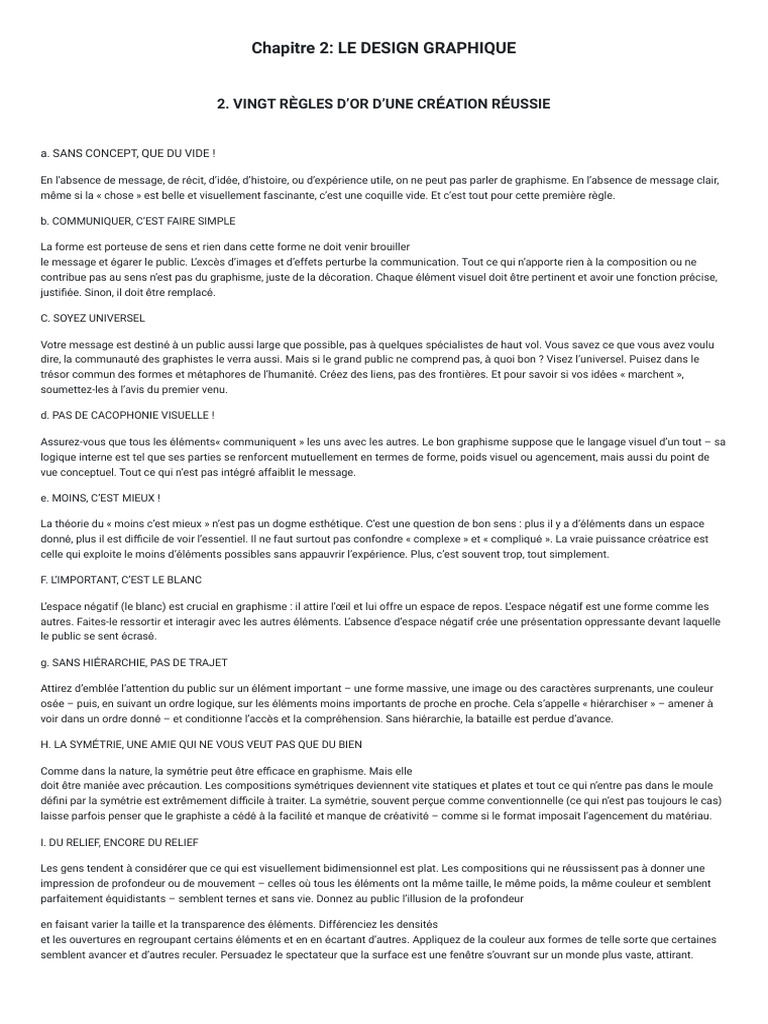Chapitre 2: Le Design Graphique: 2. Vingt R Gles D'Or D'Une CR Ation R Ussie | PDF