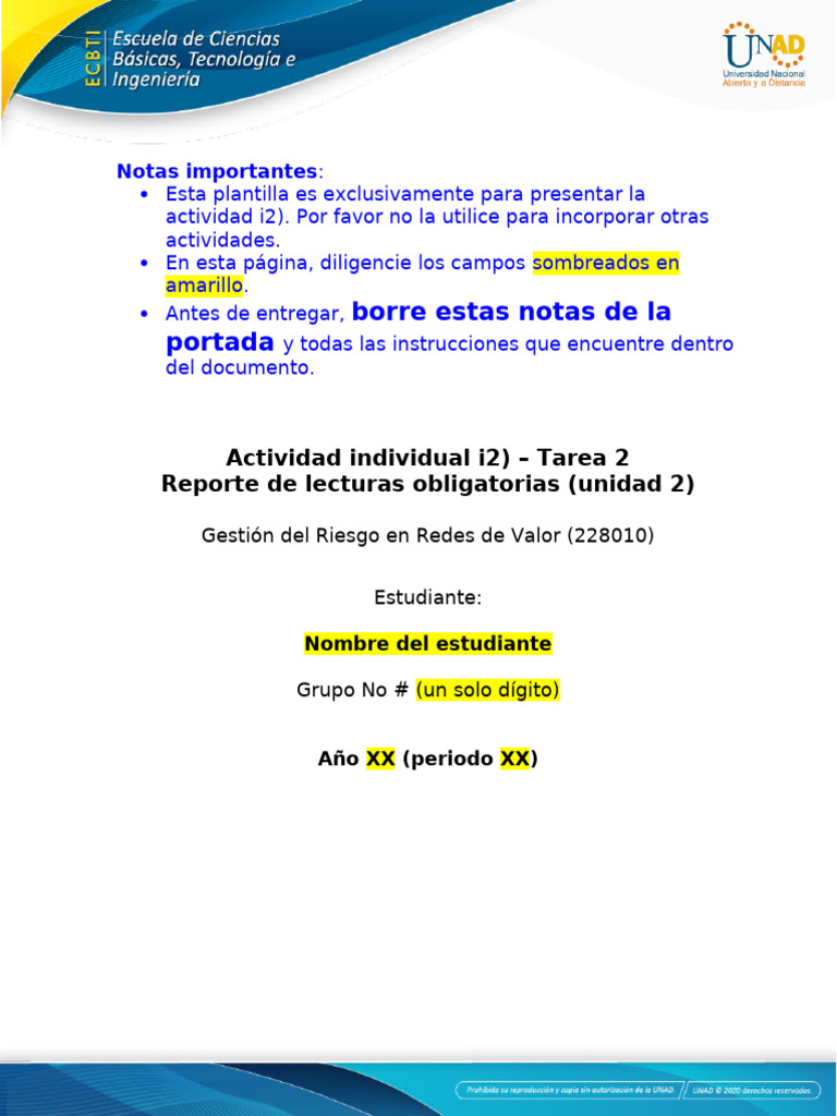 Anexo 3.2. Tarea 2 (U2) - Plantilla Actividad I2) | PDF