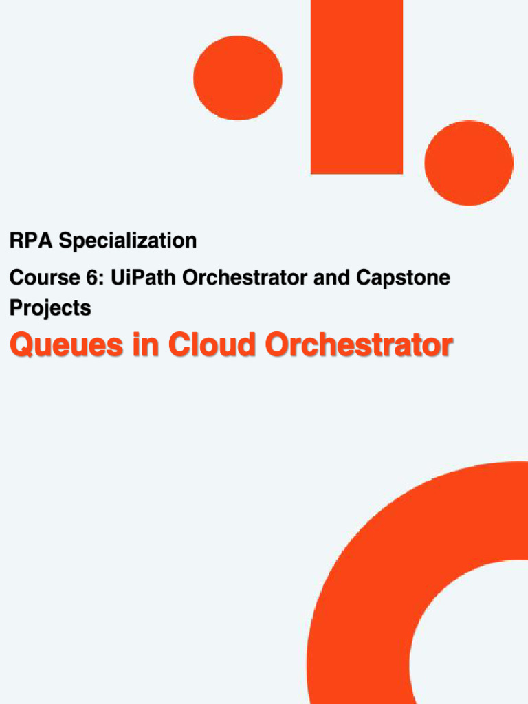 Queues in Cloud Orchestrator | PDF