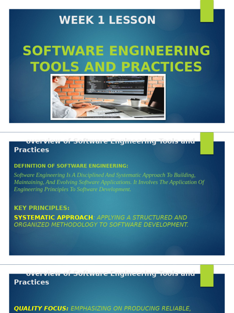 chapter 1 software tools and practice | PDF