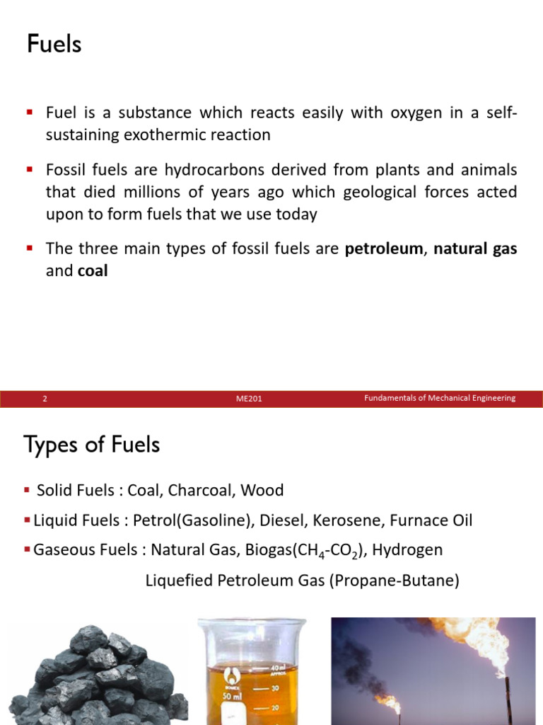 Study of fuels | PDF