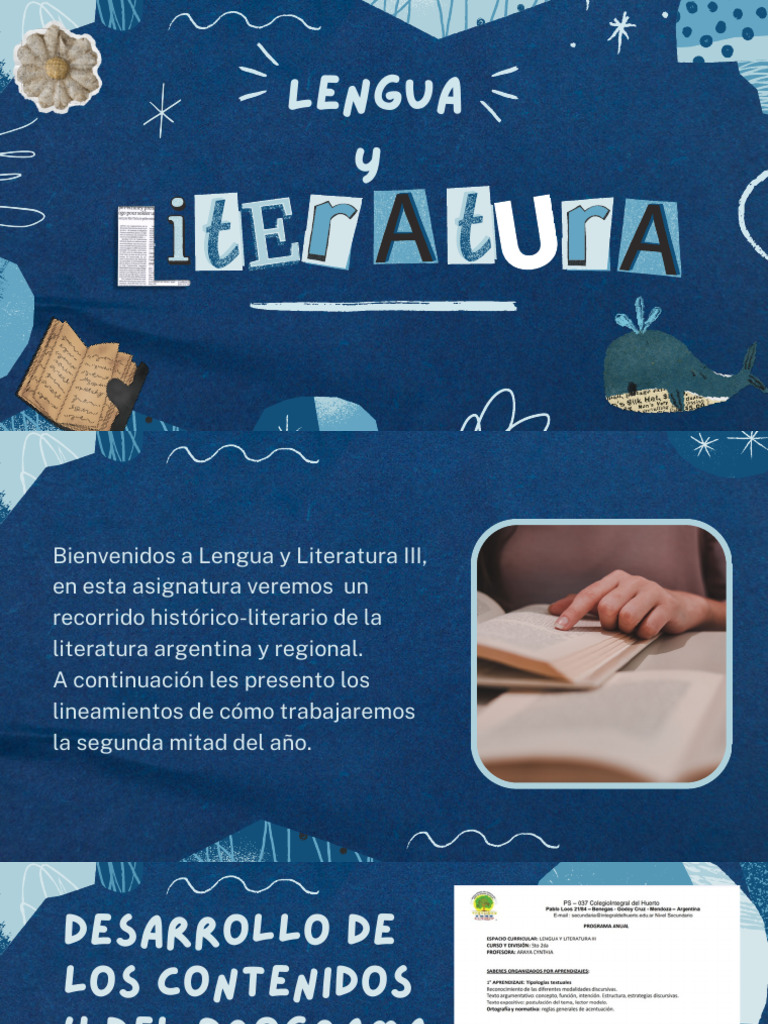 Pautas Lengua y Lit. CIH | PDF