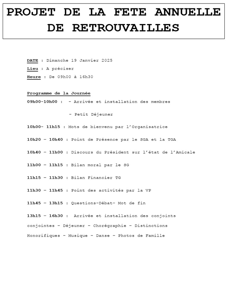 Projet de Retrouvaille m8 | PDF