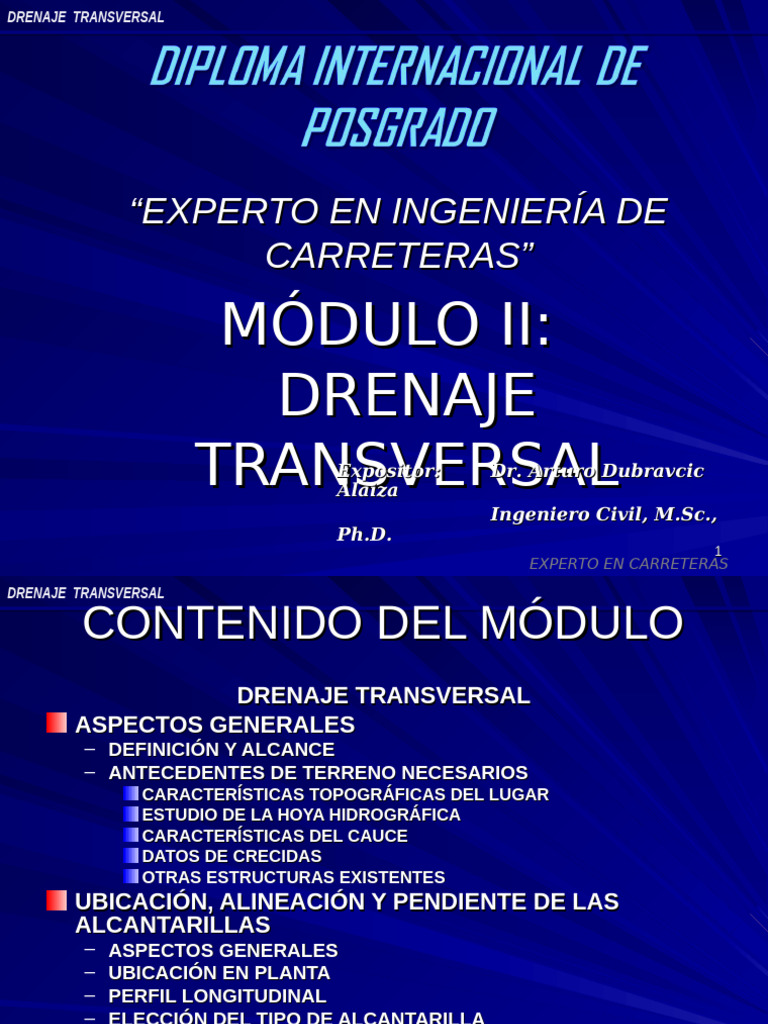 Drenaje Transversal | PDF