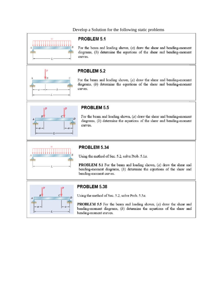 Homework Statics 2 | PDF