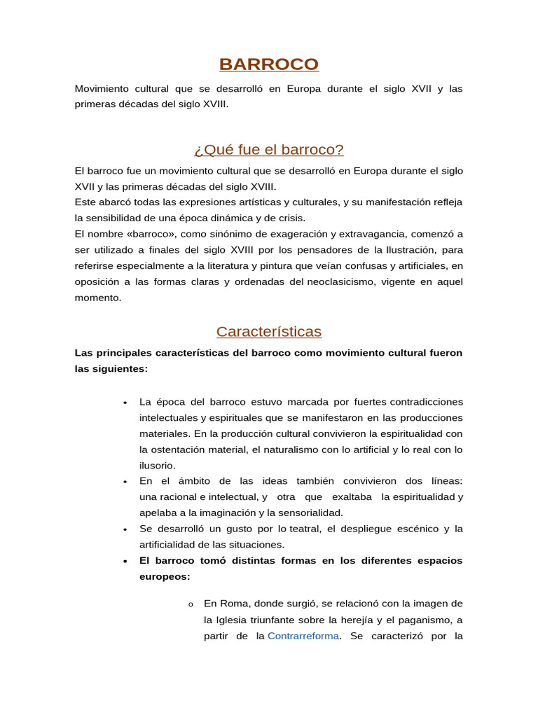 BARROCO | PDF | Barroco | Teatro