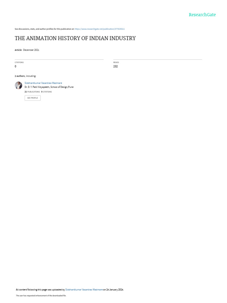 Animation Historyof Indian History | PDF