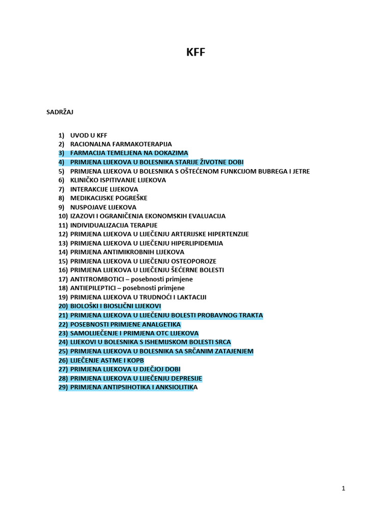KFF-skripta (Nova Verzija) | PDF