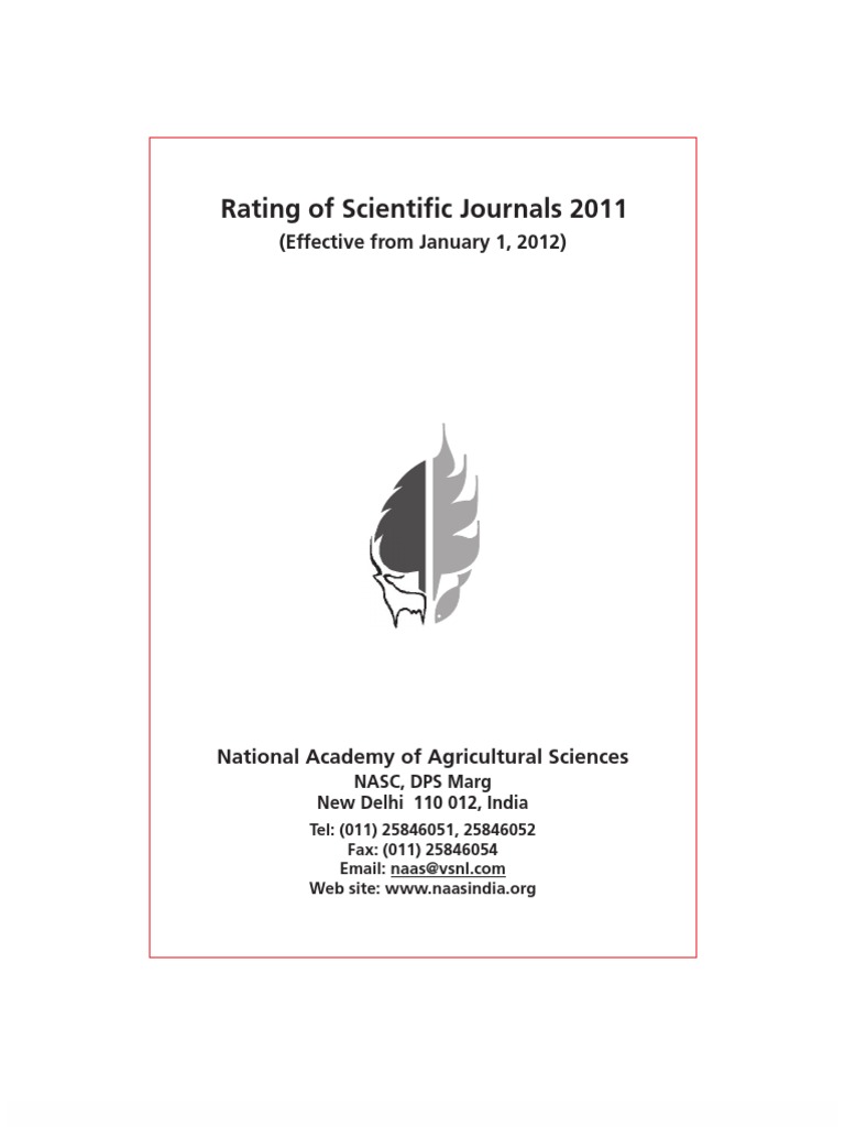 NAAS Rating 2012 | PDF