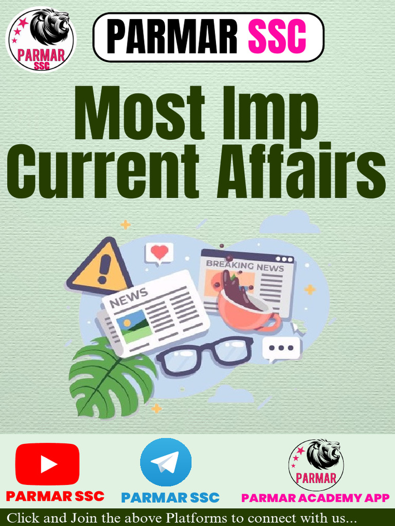 Parmar: Most Imp Current Affairs | PDF