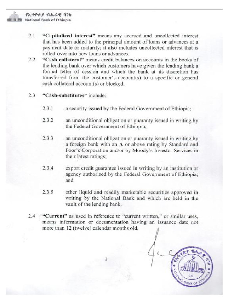 NBE Directives | PDF