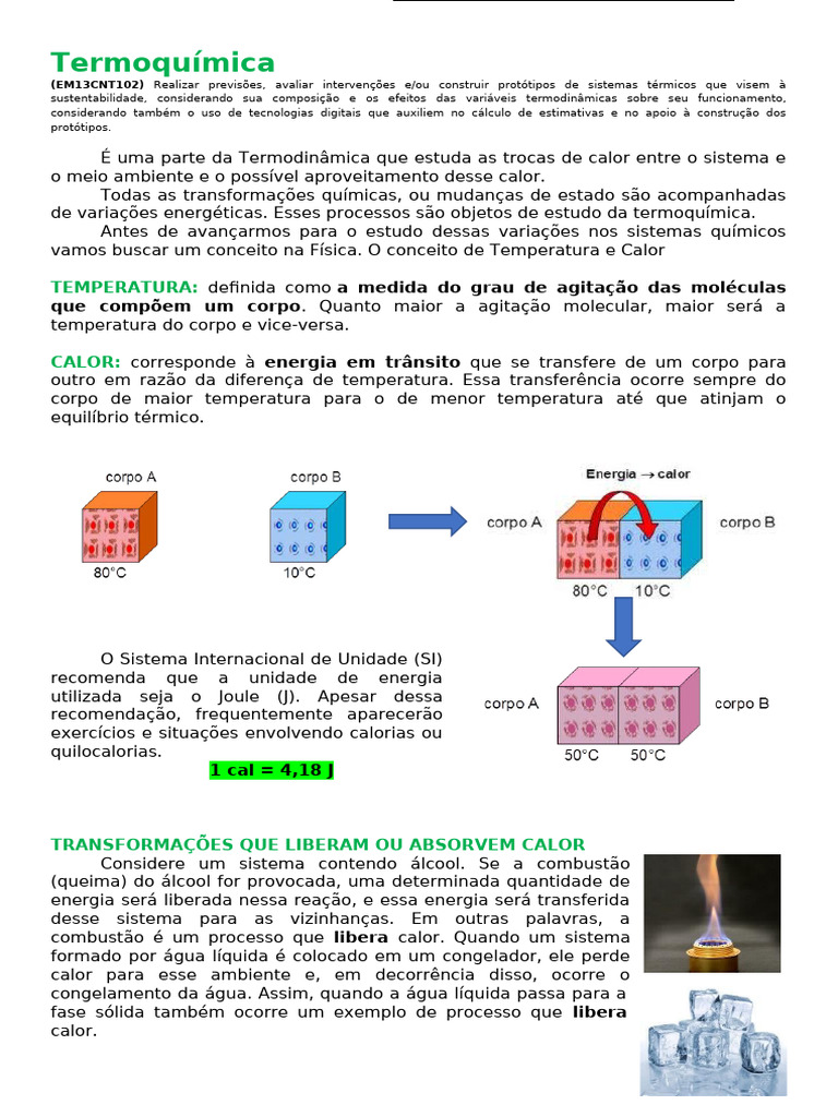 4 Termoquimica | PDF