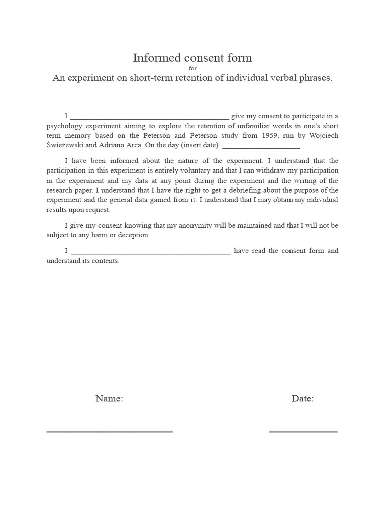 IA Consent Form | PDF