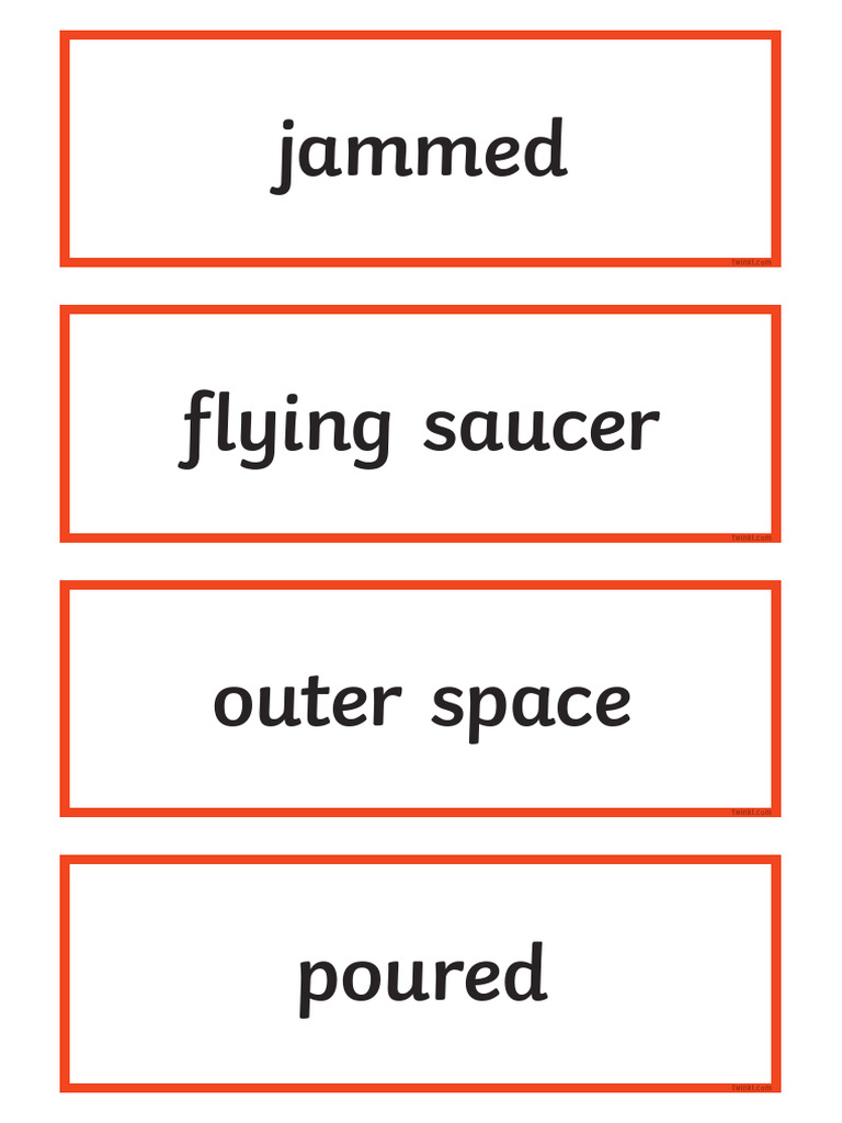 Vocabulary Cards | PDF