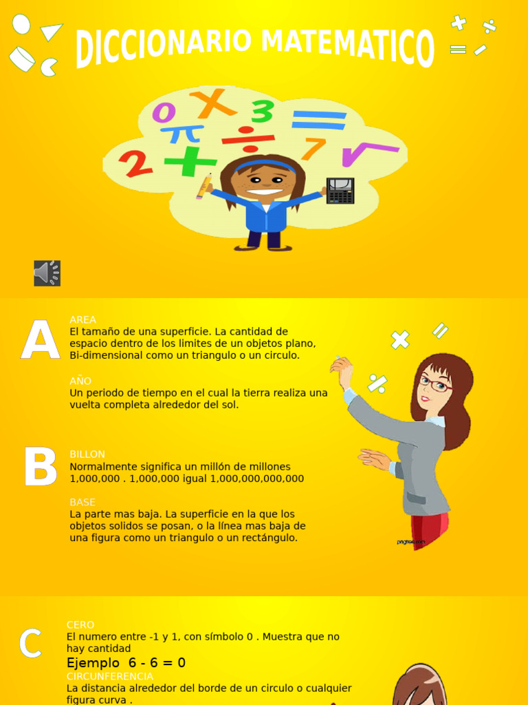 Diccionario Matematico | PDF