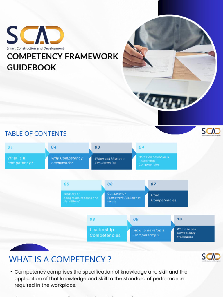 Scad - Competency Framework Guidebook | PDF