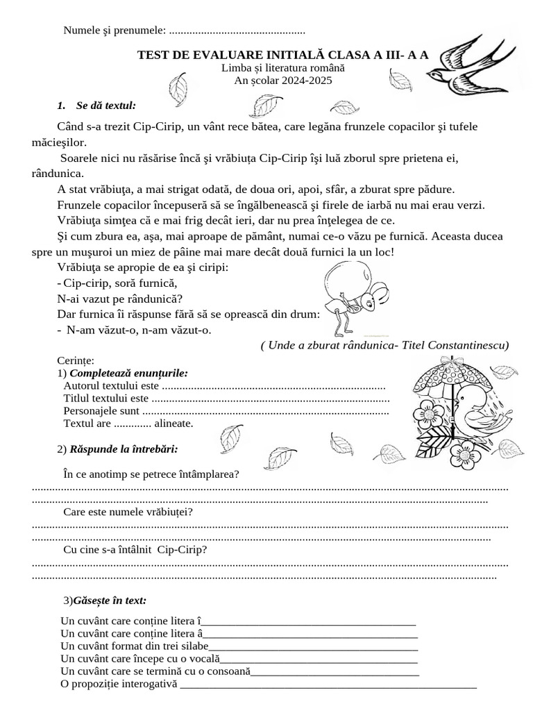 LB - Rom.-Ev. Initiala | PDF