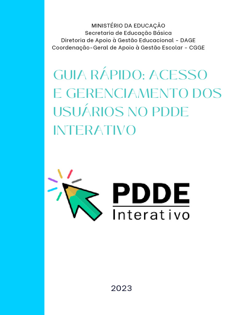guia-rapido-pdde-preenchimento-diagnostico-2023 | PDF