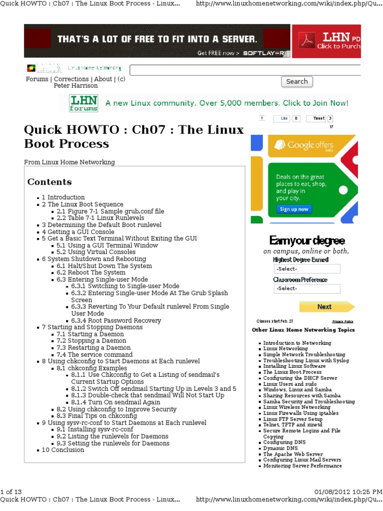 Understanding the Linux Boot Process: An In-Depth Examination of How ...