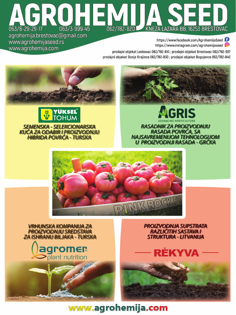 Agrohemija Katalog 2021 | PDF