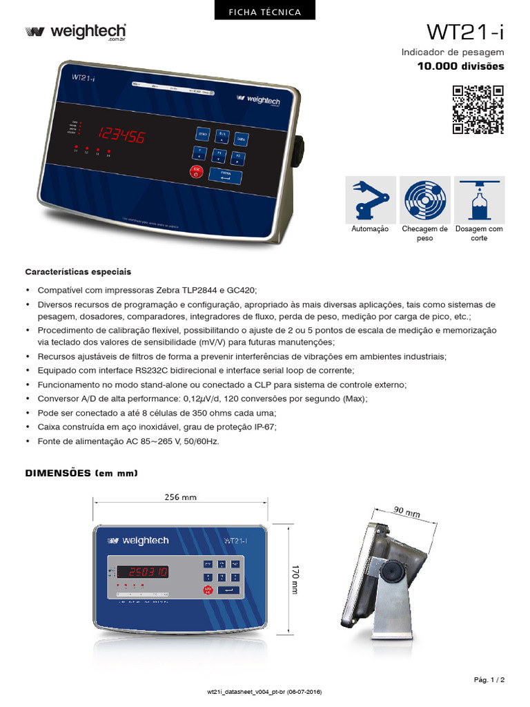 WT21-i-Ficha-técnica | PDF