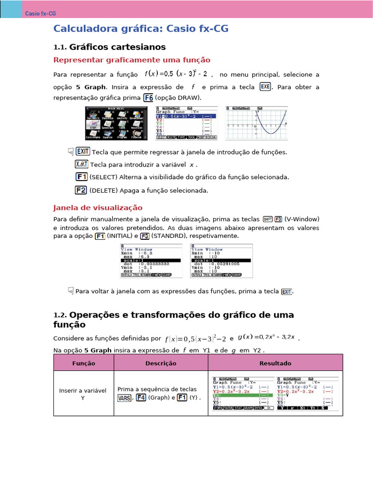 Casio FX-CG | PDF