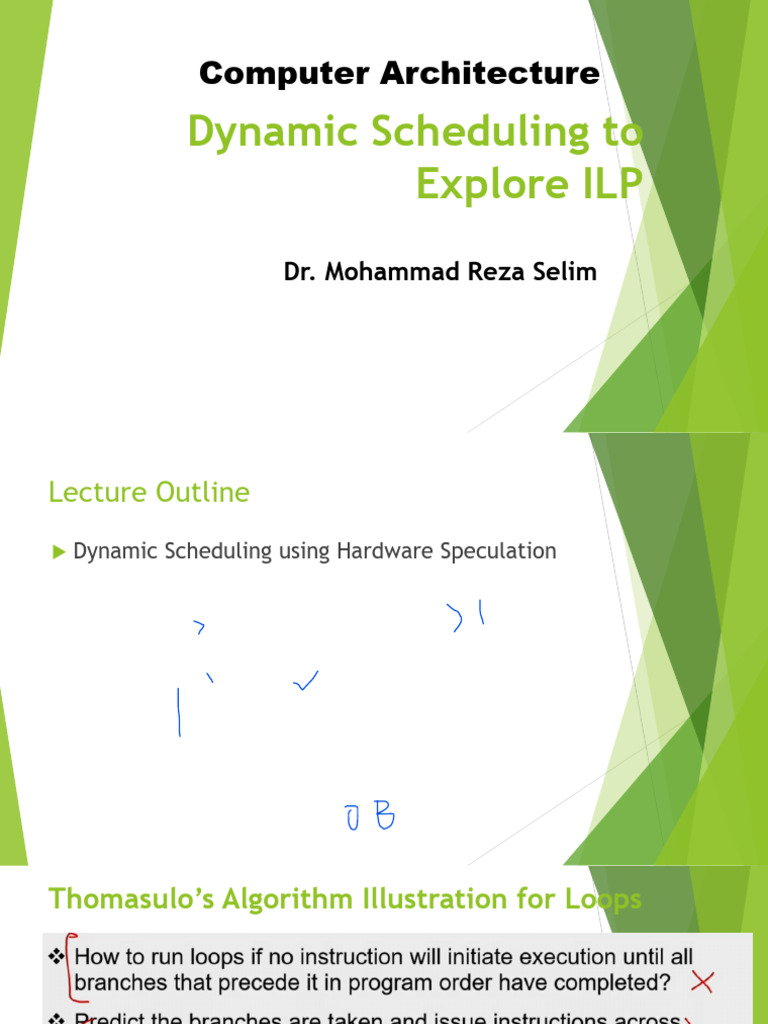 Instruction Pipelining Lecture 7 - Dynamic Scheduling To Explore ILP 2 | PDF