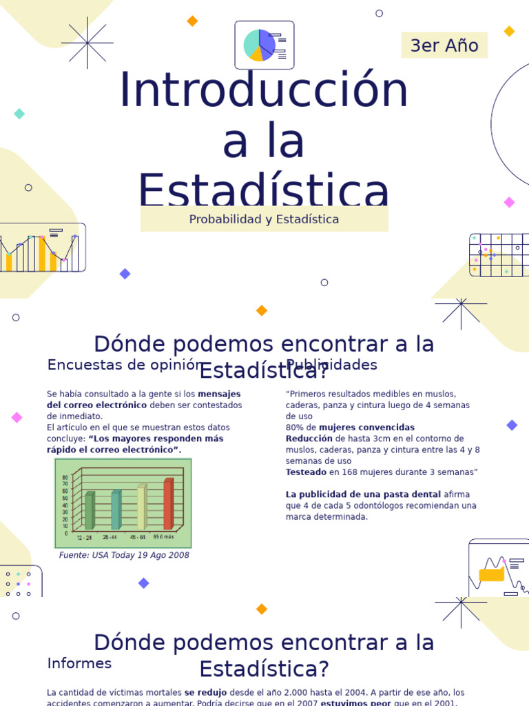1-Introduccion A La Estadistica | PDF | Estadísticas | Método científico