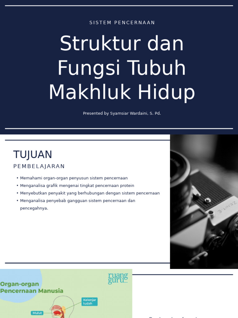 Bab 2 Struktur Dan Fungsi Tubuh Makhluk Hidup Kelas 8 | PDF
