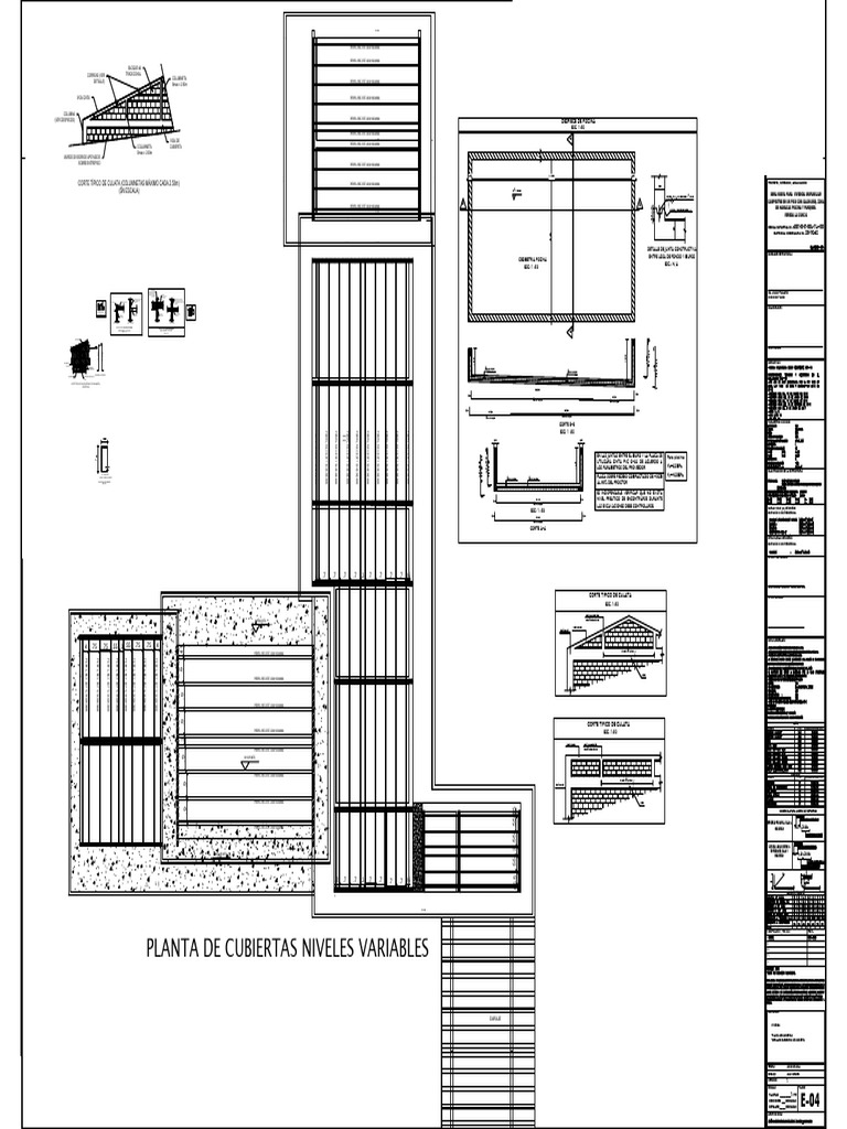 Plano 04 Planta de Cubiertas y Piscina | PDF