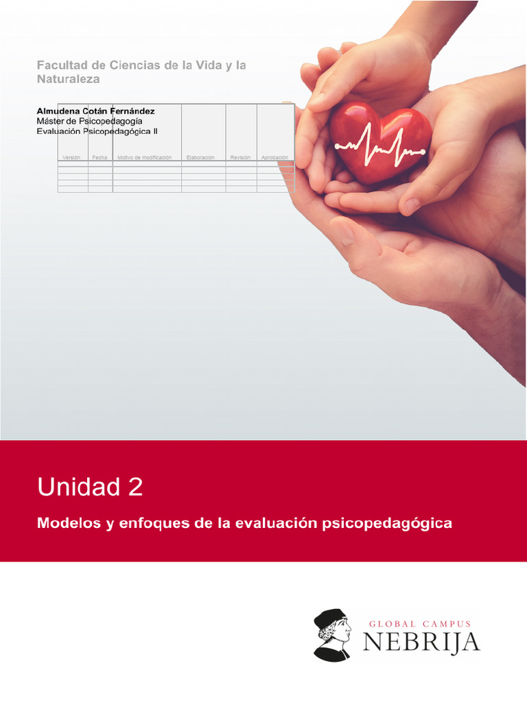 UD2 Modelos Evaluación Psicopedagógica | PDF