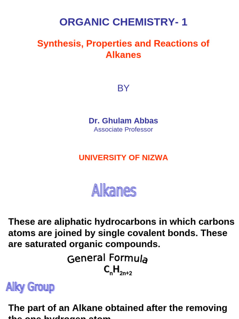 Chapter 2 Alkane Chem265 Pdf