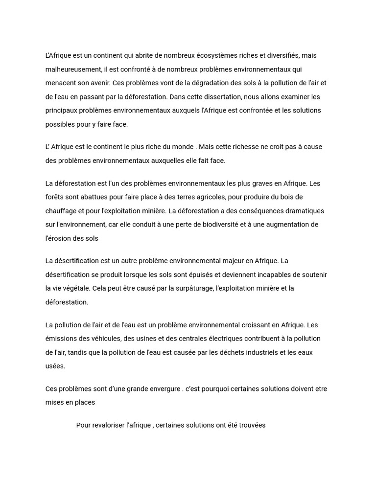 Dissertation Géographie | PDF