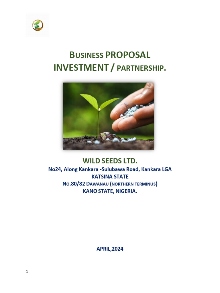 WILD SEEDS PROPOSAL | PDF