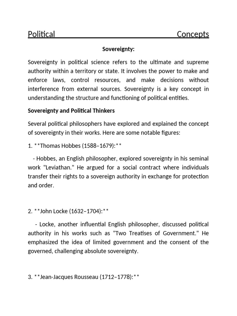 Political Concepts | PDF