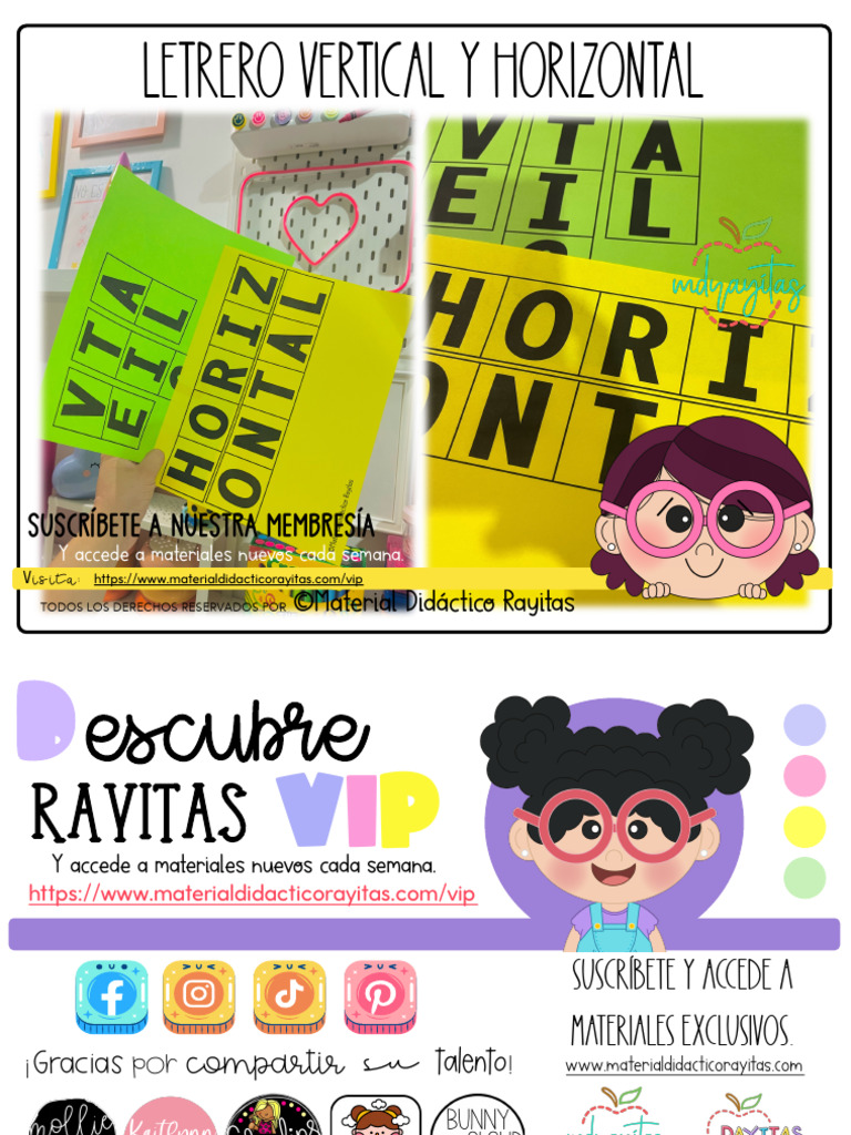 Letrero Horizontal - Vertical - PDF Versión 1 | PDF