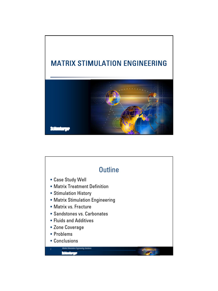 Tab 2 B - Matrix Stimulation Engineering | PDF