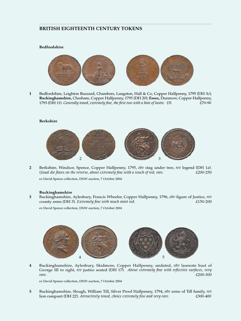 Baldwins Auctions 61 - British Tokens | PDF